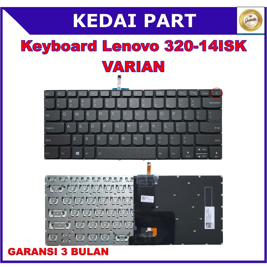 Jual KEYBOARD LENOVO IDEAPAD 320-14 ISK 330-14AST 330-14 ISK V14-IGL ...