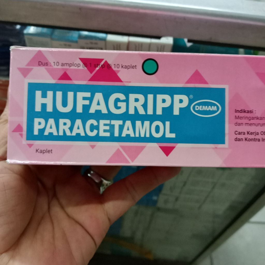 Jual HUFAGRIPP Paracetamol 100tablet | Shopee Indonesia