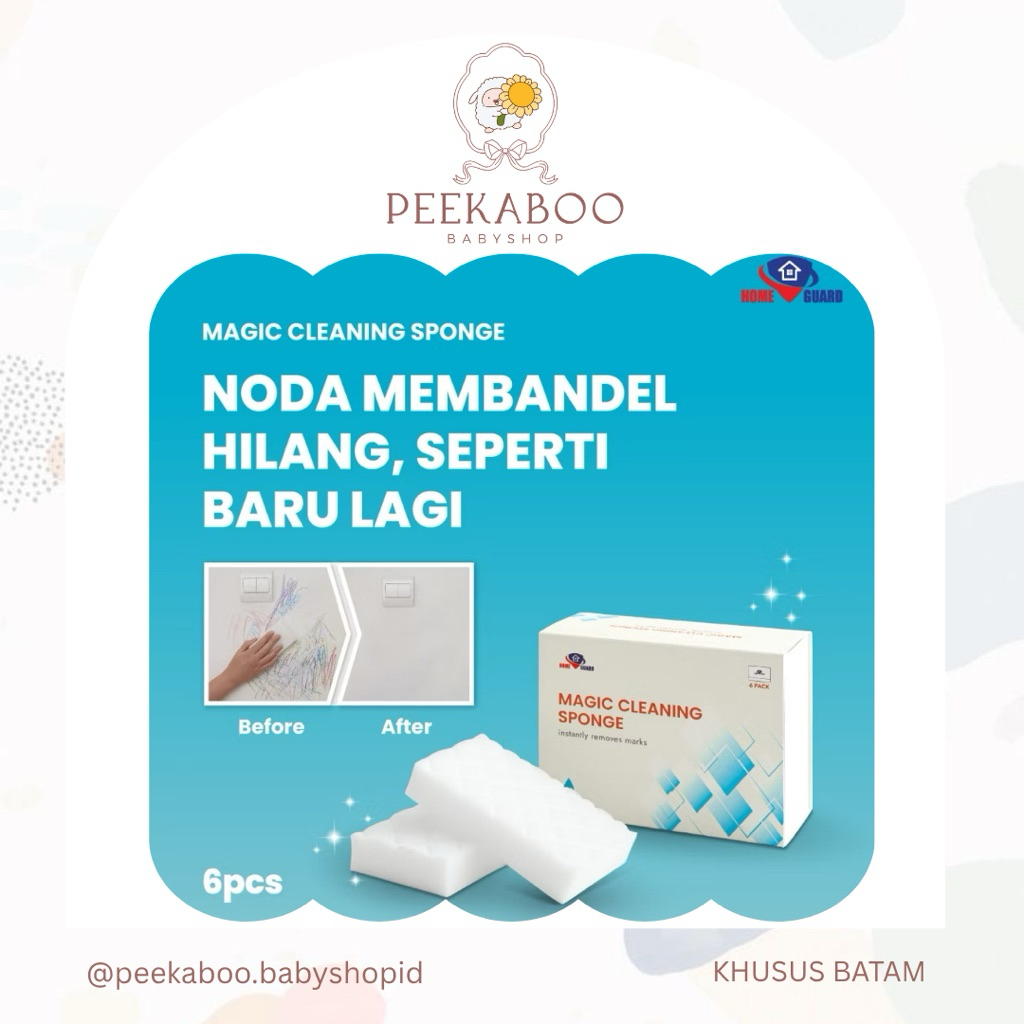 Jual HOME GUARD MAGIC CLEANING SPONGE / Spons Ajaib / Spons Serbaguna ...