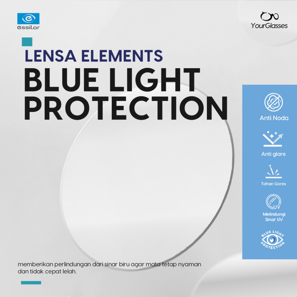 Jual YOUR GLASSES - Lensa Elements Blue Light Protection (CUSTOM ...