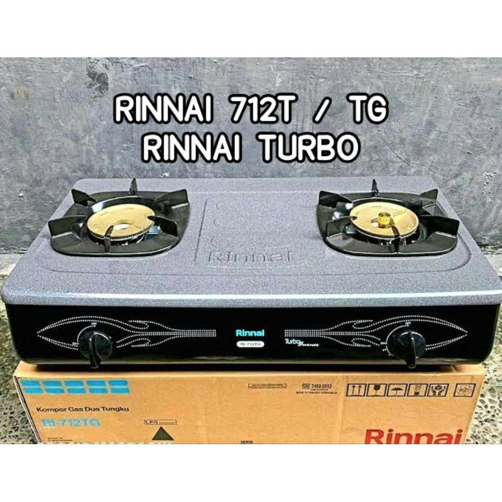 Jual Kompor gas RINNAI 712T / 712TG / kompor gas 2 tungku / kompor ...