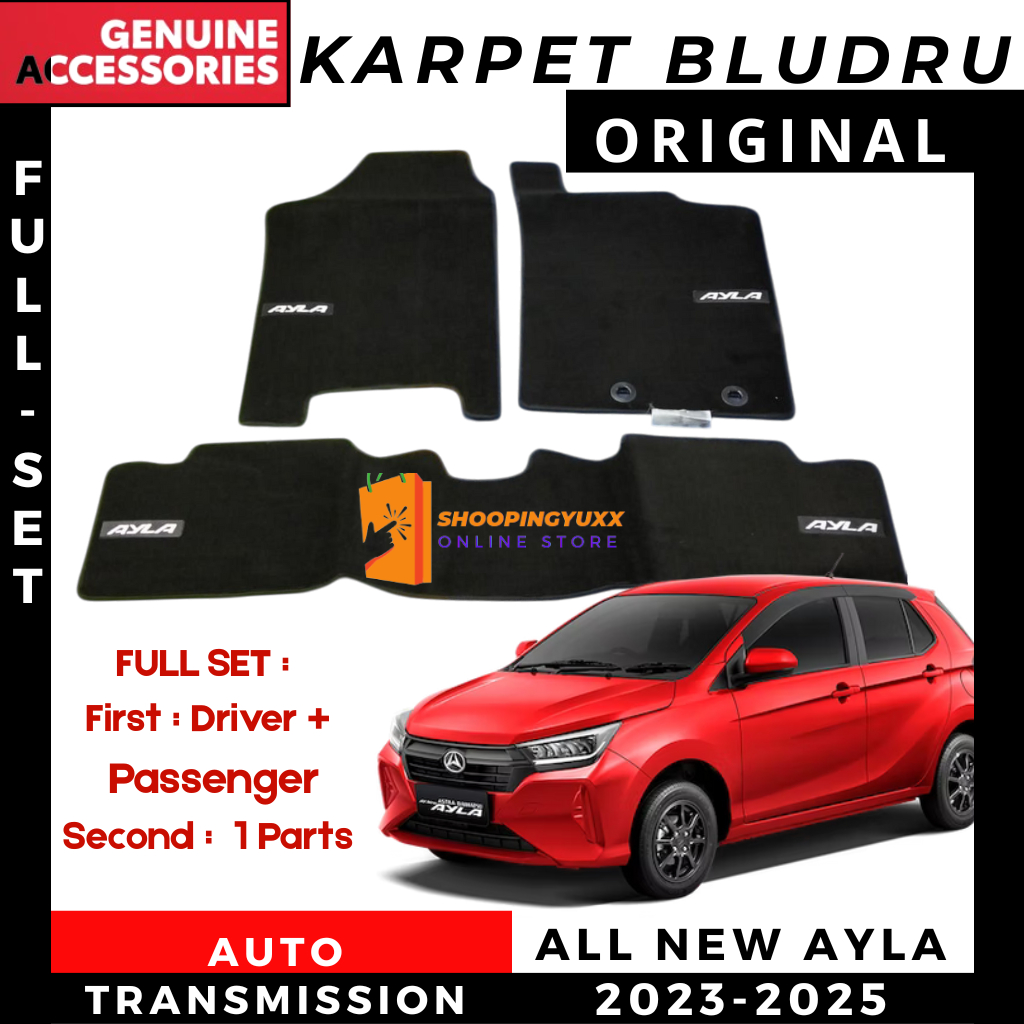 Jual ORI Karpet Bludru All New Ayla Gen2 2023 2024 Original Mobil Full ...