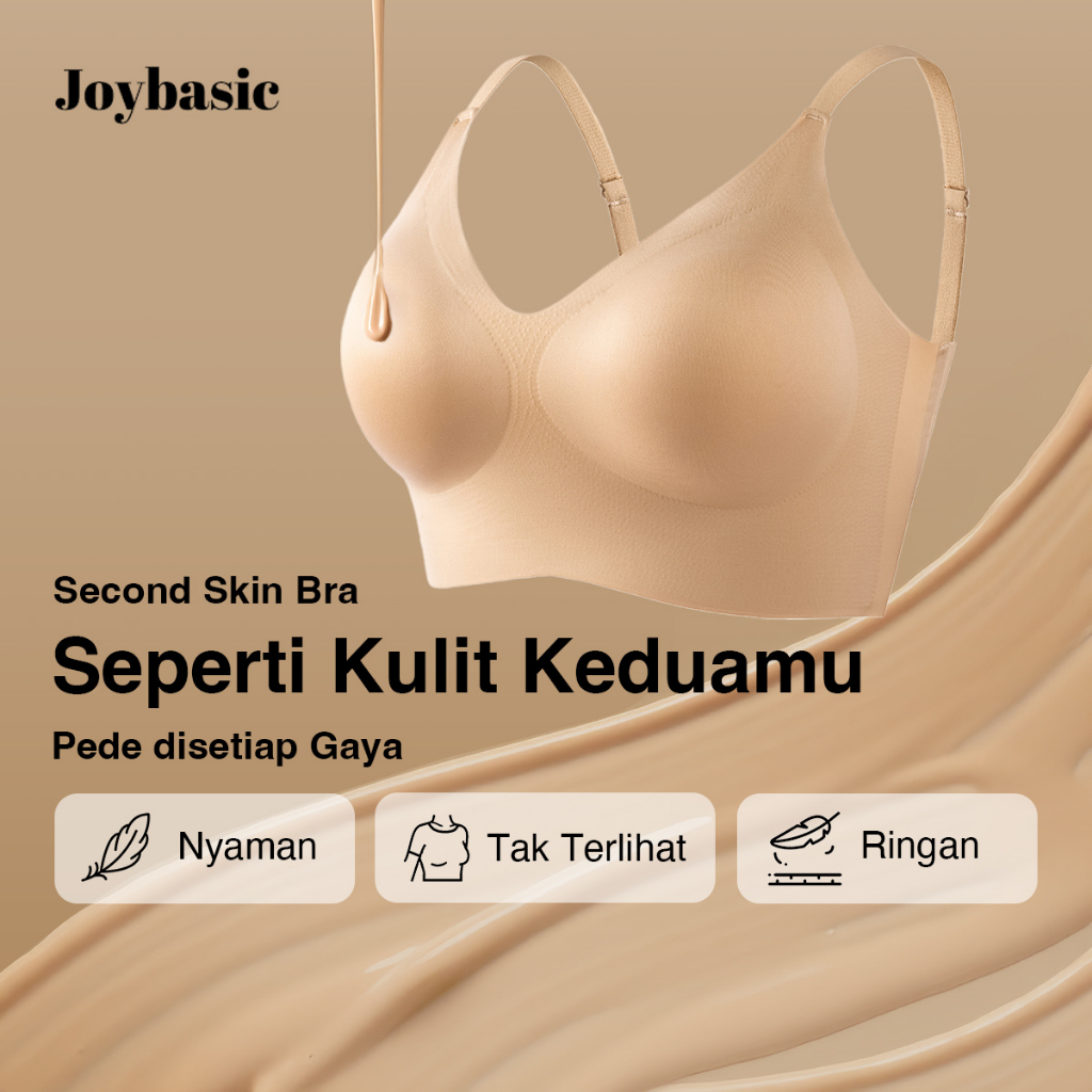 Jual Joybasic Second skin Smooth Fit Push Up Bra Premium Quality Tanpa ...