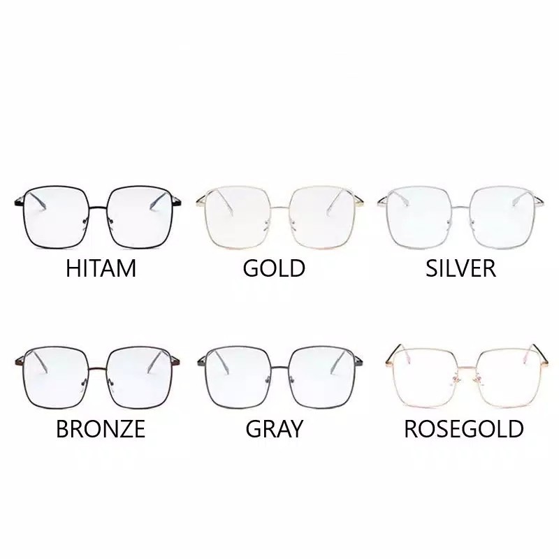 Jual WEISON - KACAMATA KACA MATA BACA FRAME METAL GAYA RETRO UNTUK PRIA ...