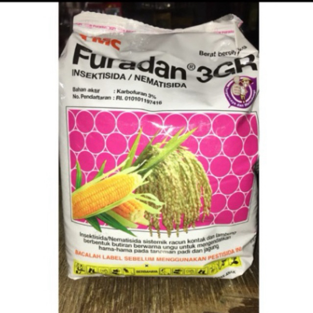 Jual FURADAN 3GR Insektisida Pengendali Hama Tanaman | Berat 1kg ...