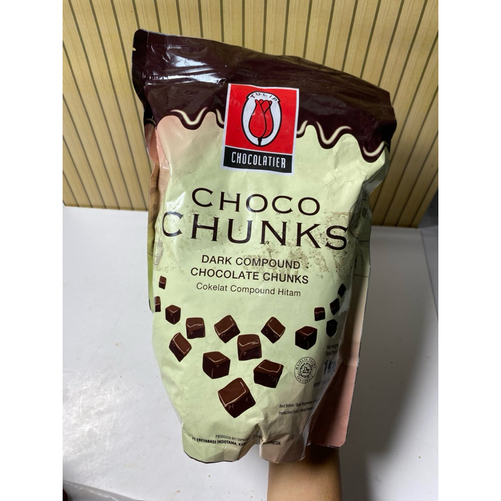 Jual Tulip Choco Chunk / Choco Chips 1 kg | Shopee Indonesia