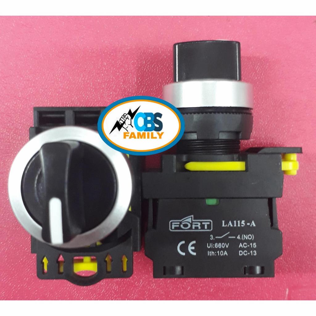 Jual Fort Selector Switch 3 Posisi Spring Return LA115-A5-20XS/FFU ...