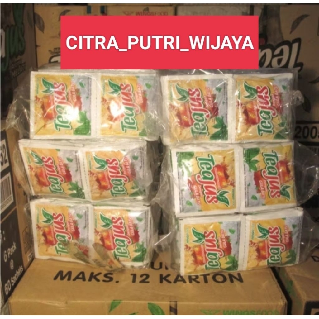 Jual TEAJUS RASA GULA BATU 1 DUS | Shopee Indonesia