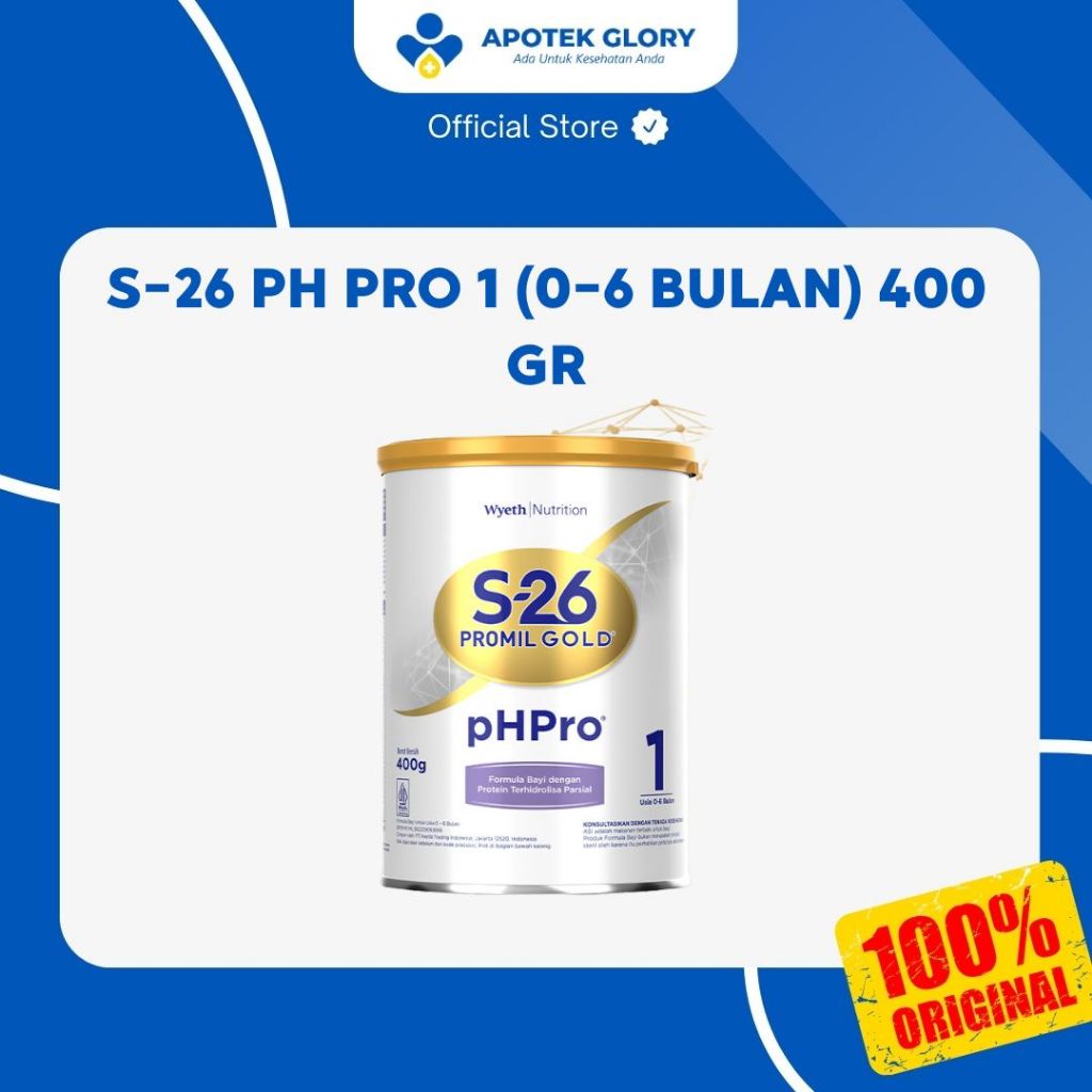 Jual SUSU S-26 PH PRO TAHAP 1 ( 0-6 BULAN) 400 GR | Shopee Indonesia