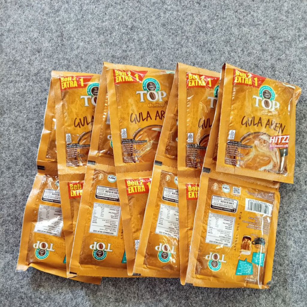 Jual Kopi instan Top Coffee Gula Aren, serenteng isi 15 sachet | Shopee ...