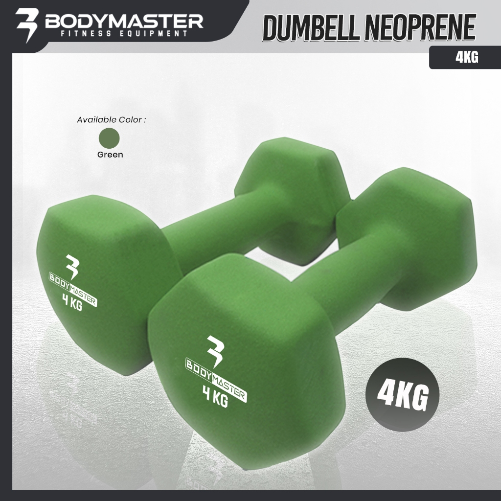 Jual BODYMASTER 4KG Dumbell Neoprene Barbel Mini Dumbel Warna Kecil ...