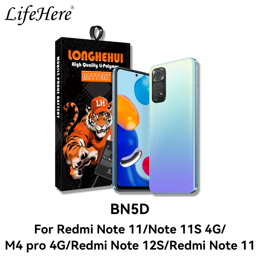 Jual Lifehere -Baterai BN5D REDMI NOTE11/NOTE11S 4G/M4 PRO 4G/REDMI ...