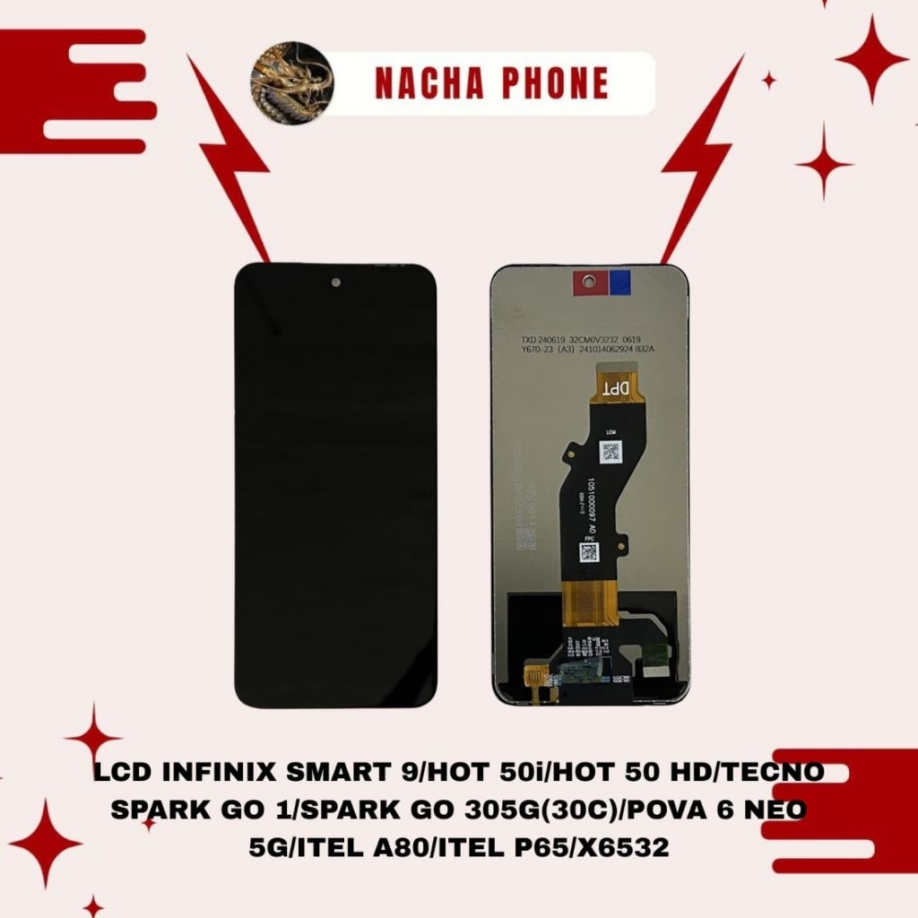 Jual LCD INFINIX SMART 9/HOT 50i/HOT 50 HD/TECNO SPARK GO 1/SPARK GO 30 ...