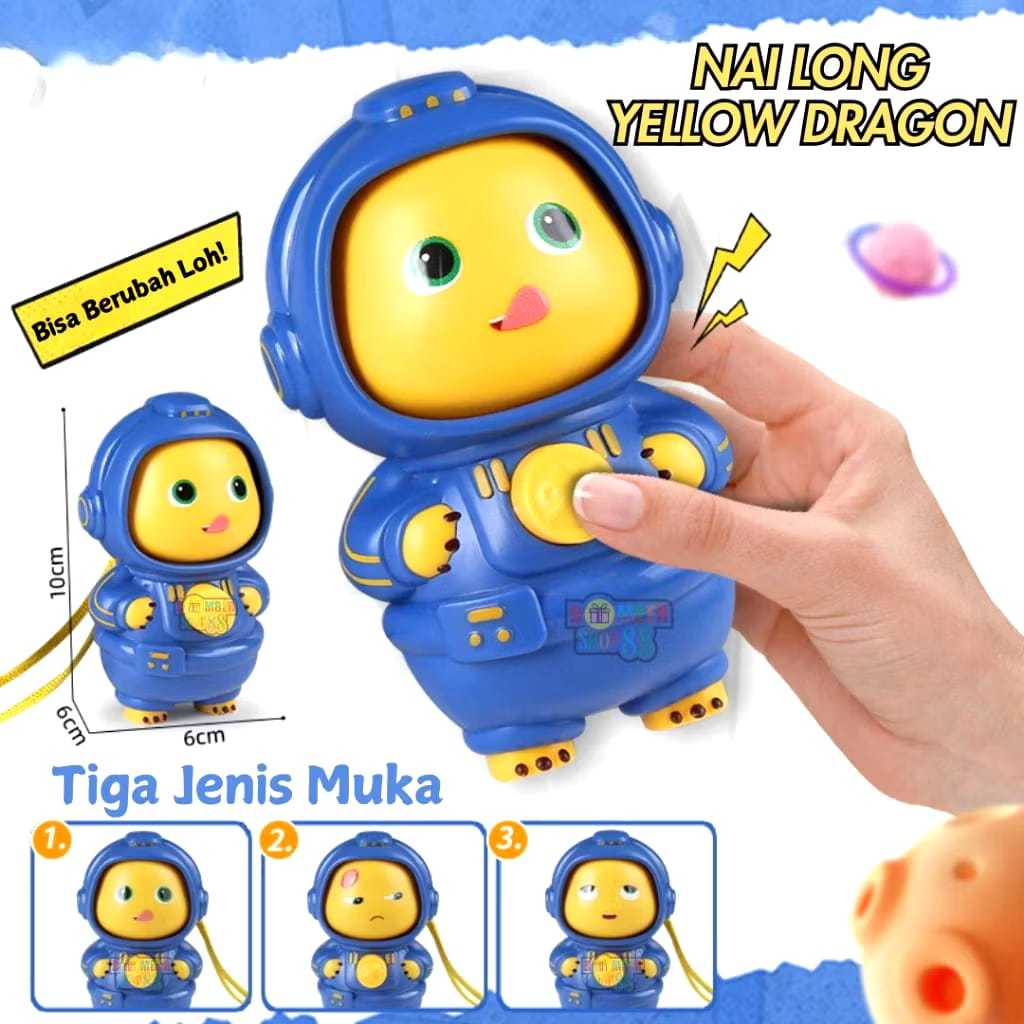 Jual Mainan nailong gantungan tas bisa berubah wajah/Nailong barongsai ...