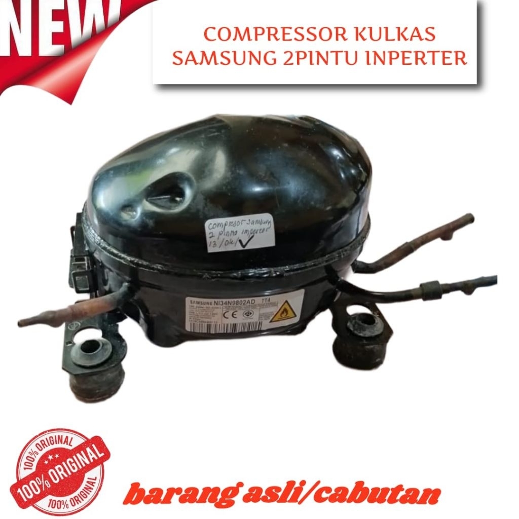 Jual COMPRESSOR HABIS KULKAS SAMSUNG 2PINTU IMPERTER | Shopee Indonesia