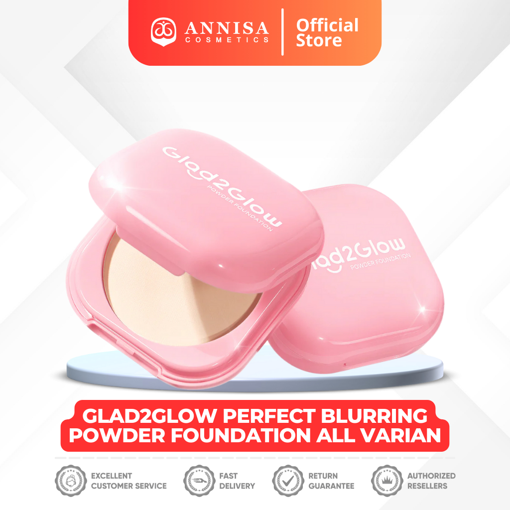 Jual GLAD2GLOW Perfect Blurring Powder Foundation - TWC G2G | Shopee ...