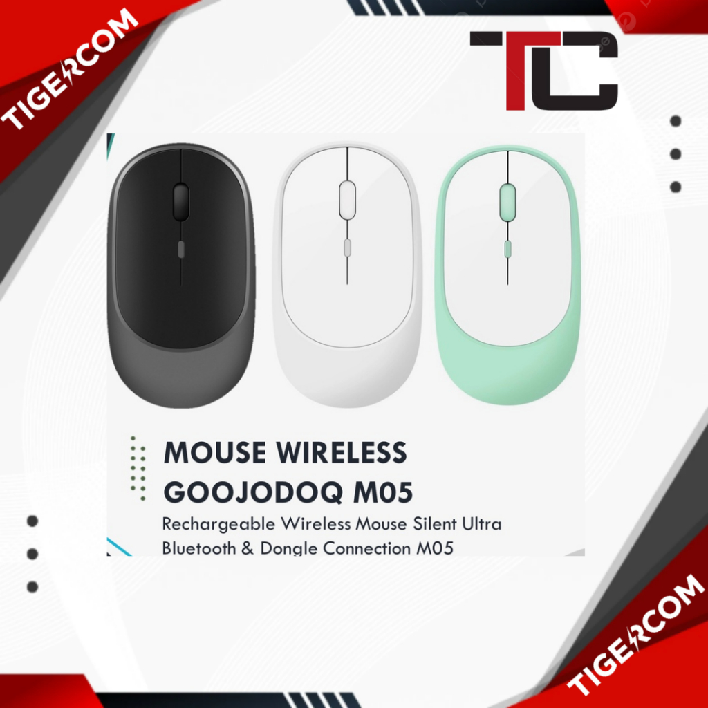 Jual Goojodoq m05 Bluetooth Mouse Wireless Silent Ultra Portable ...