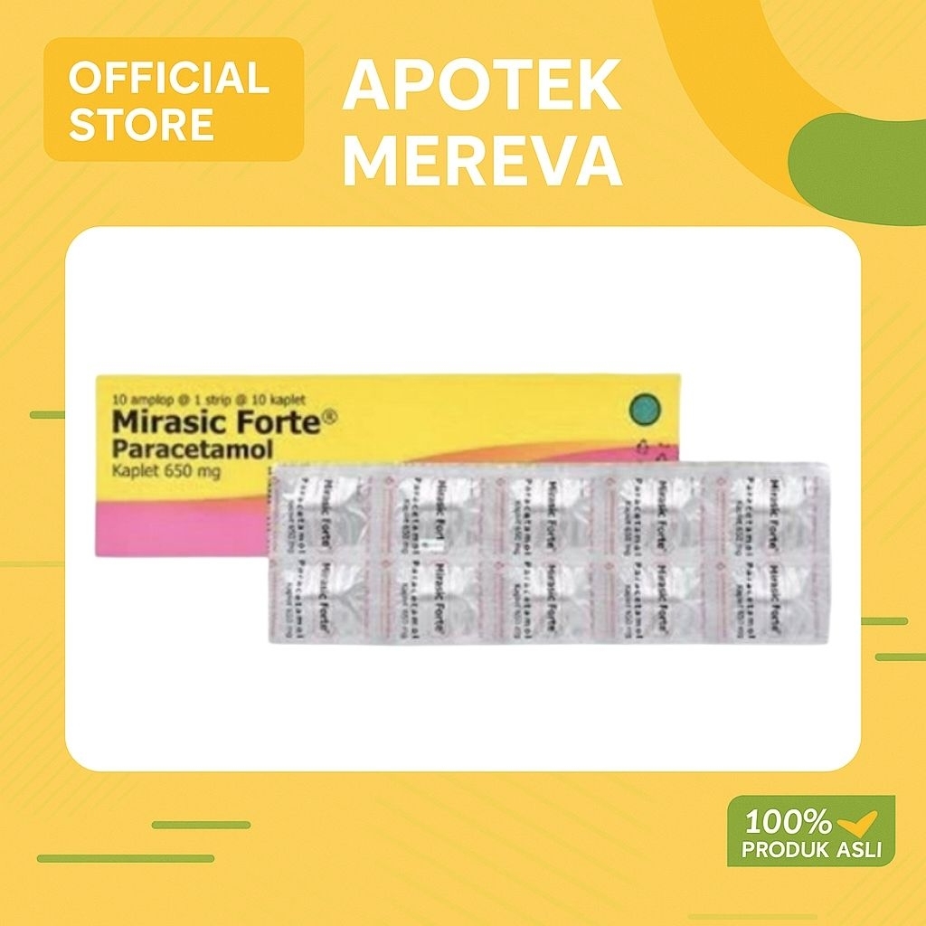 Jual MIRASIC FORTE BOX @10 STRIP @ 100 TABLET | Shopee Indonesia