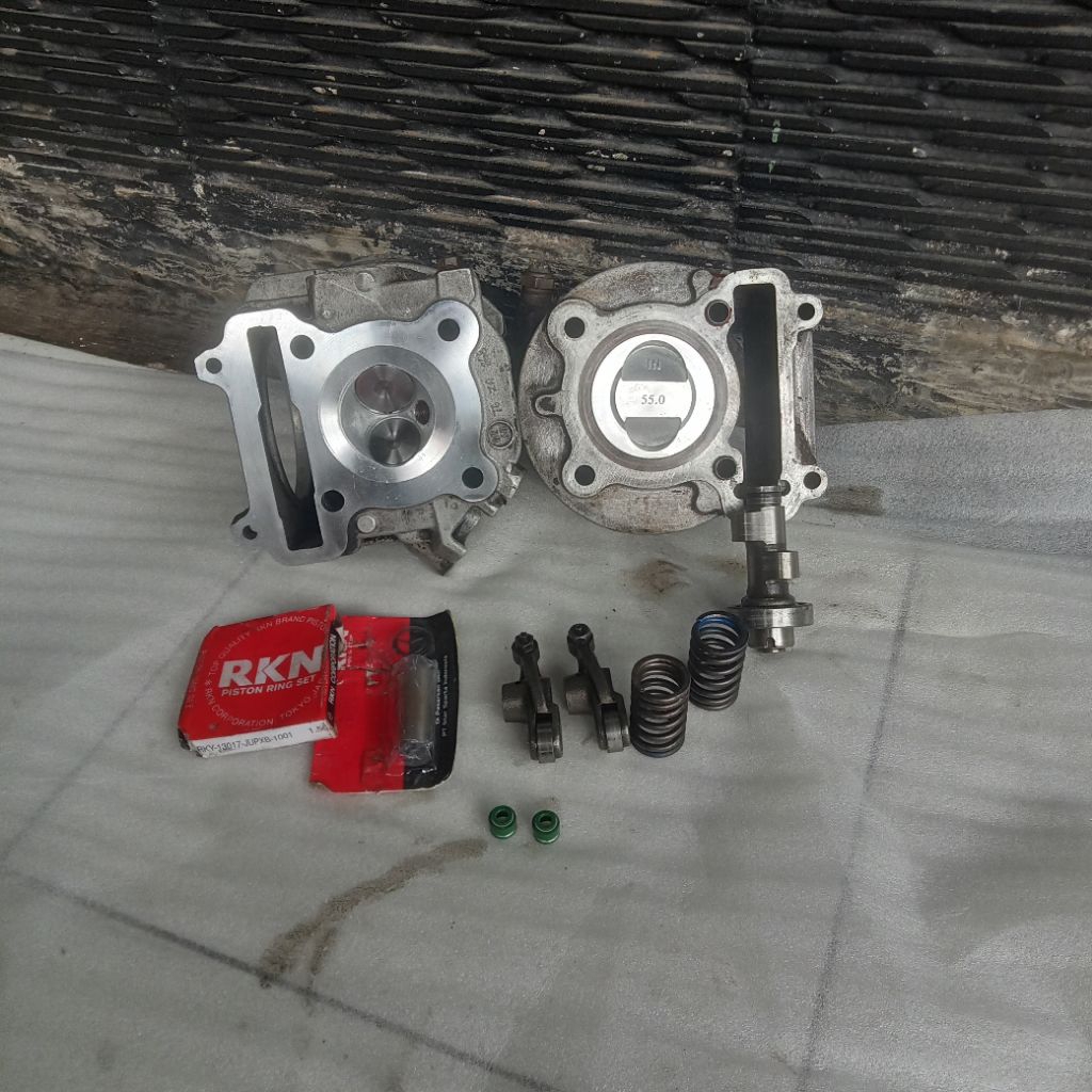 Jual paket bore up Mio 58 klep sogun 22 25 harian turing | Shopee Indonesia