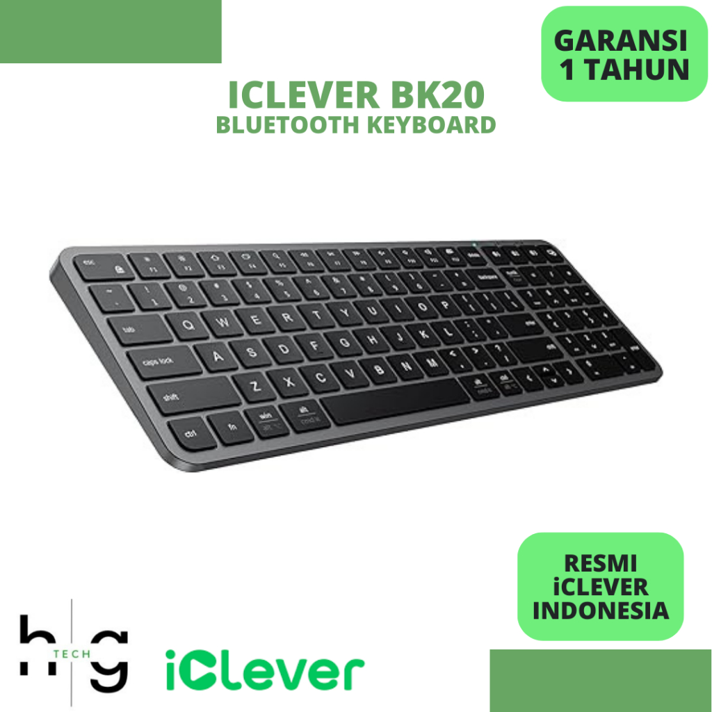 Jual iClever by Tribit BK20 Wireless Bluetooth Keyboard Numeric Keypad ...