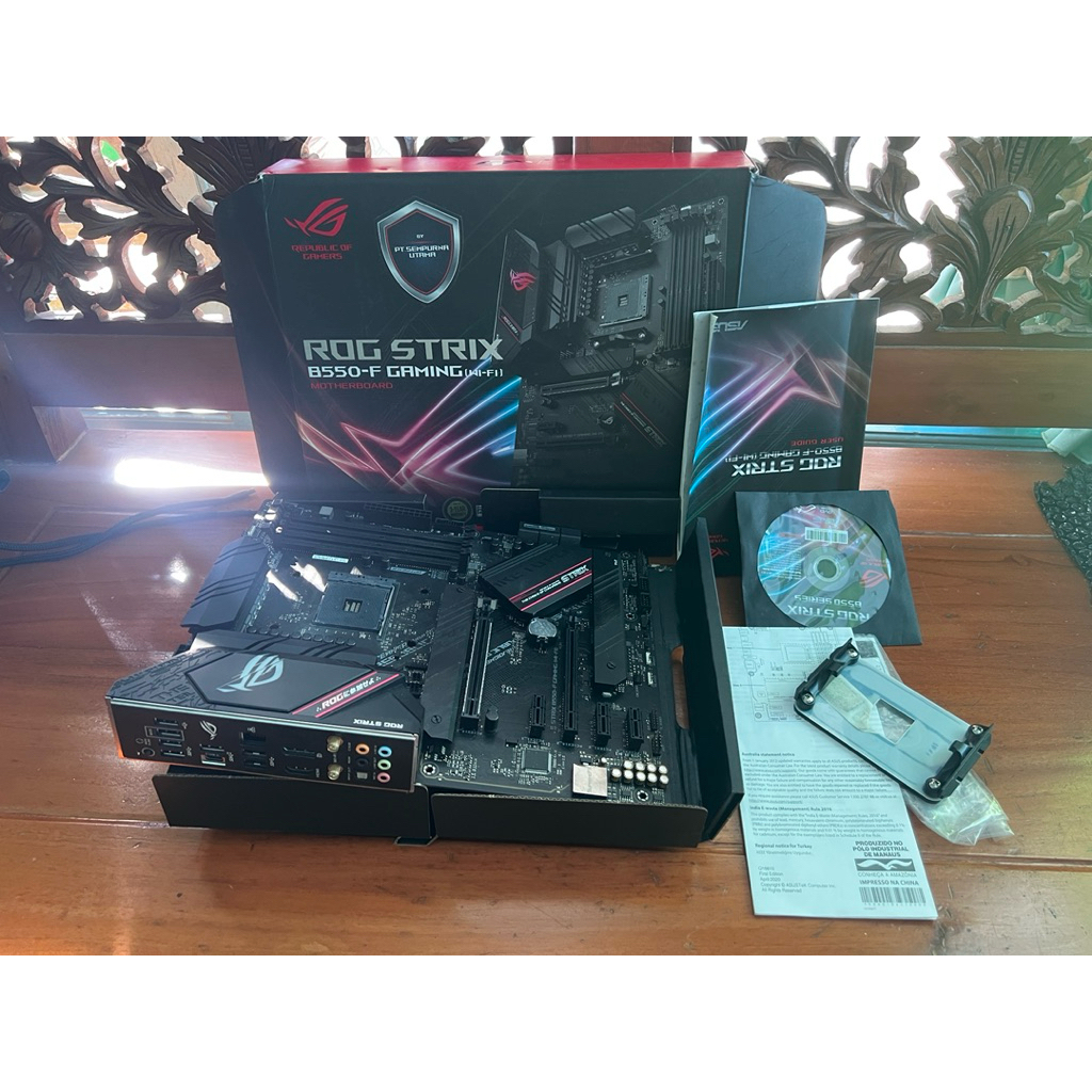 Jual Motherboard Asus Rog Strix B550-F Gaming (Wifi) second | Shopee ...