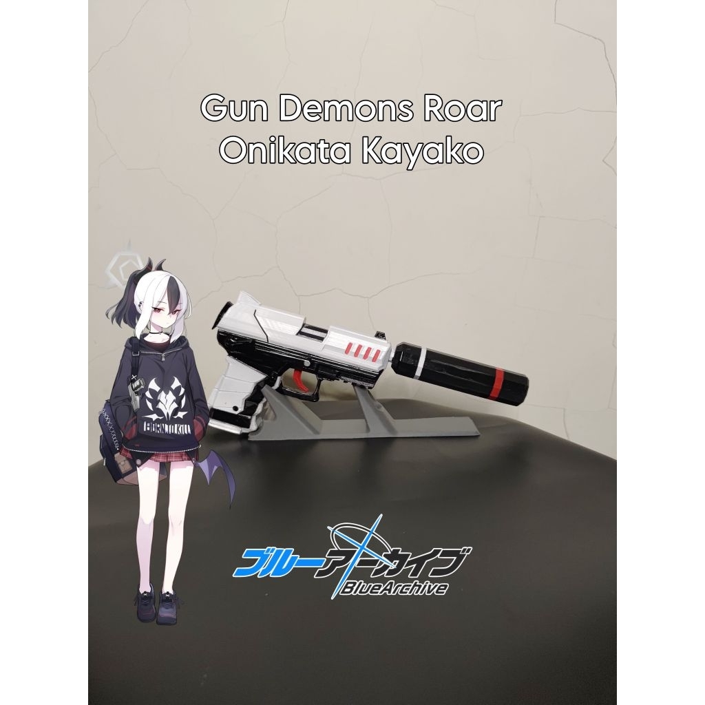 Jual Gun 3D Demon Roar Onikata Kayako Blue Archive Cosplay | Shopee ...