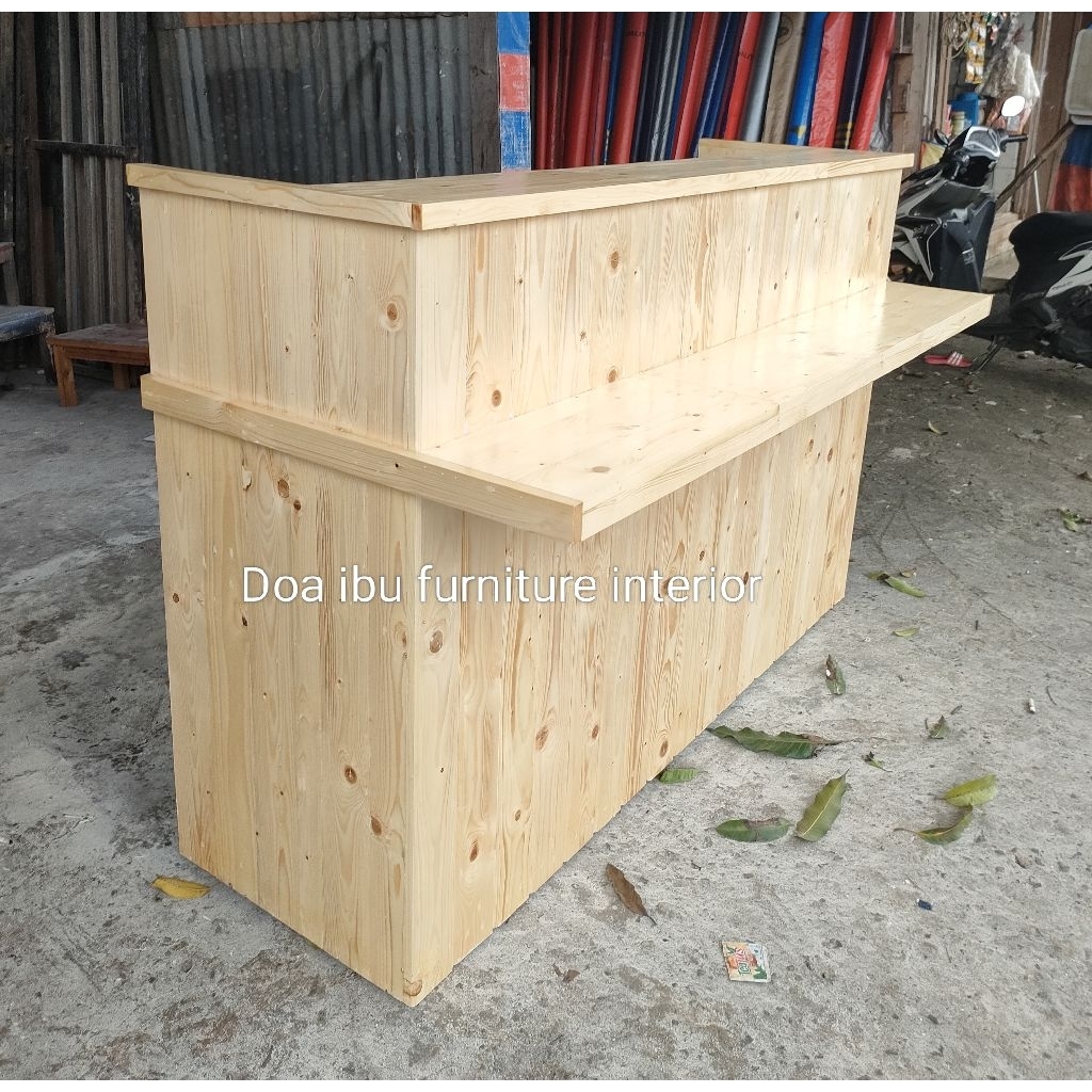 Jual meja warkop meja kasir meja bar meja serbaguna | Shopee Indonesia