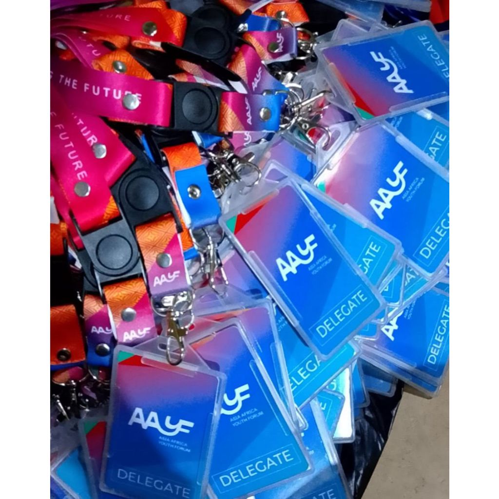 Jual Tali ID CARD custom/include ID card dan holdernya / LANYARD custom ...