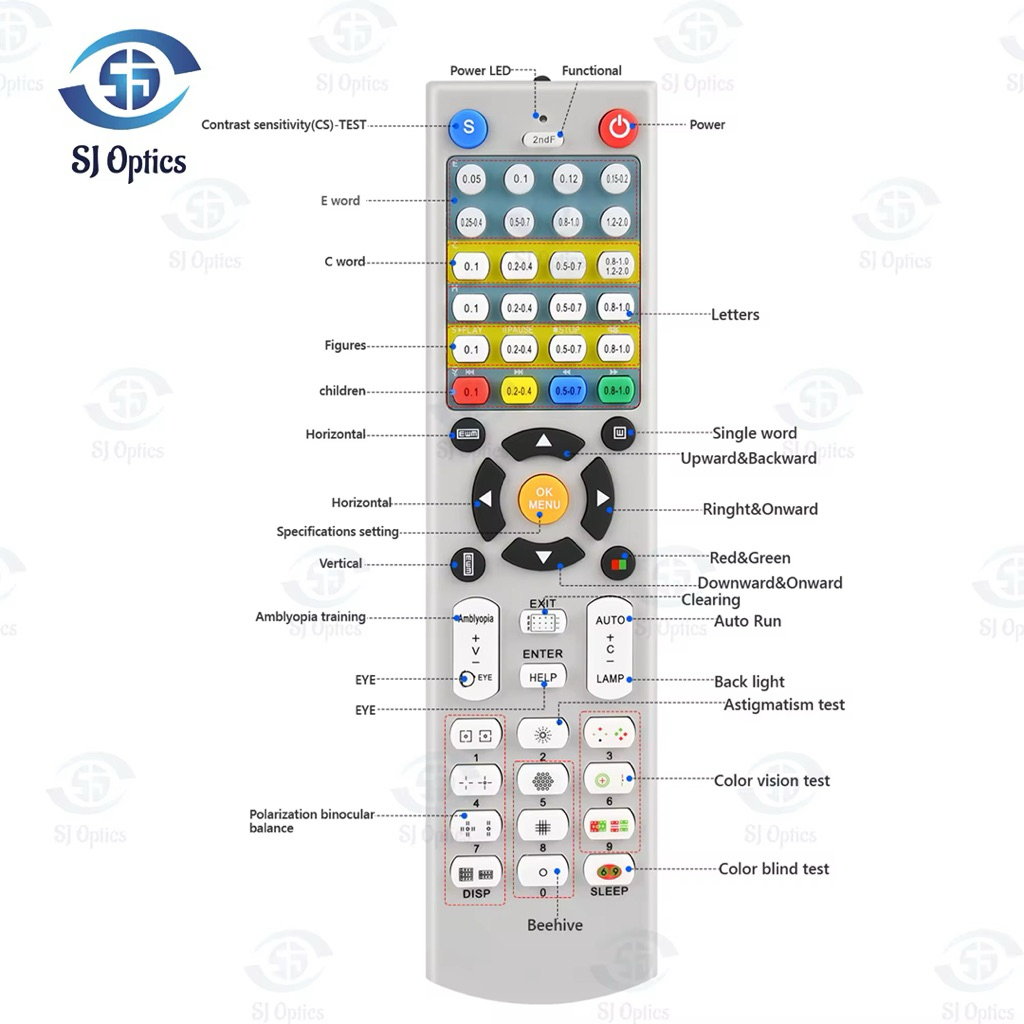 Jual LCD Visual Acuity Chart K185 Vision Screener Optometri Digital 18. ...
