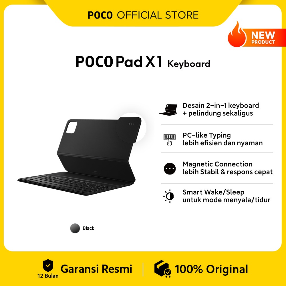 Jual POCO Pad X1 Keyboard | Desain 2-in-1 keyboard + pelindung ...