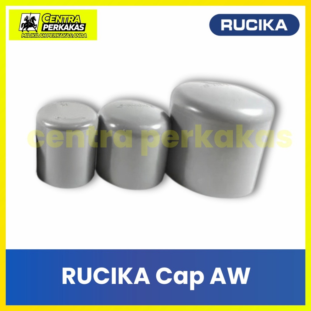 Jual Rucika Cap AW PVC Dop Tutup Ujung Pipa Air Bersih Bertekanan ...