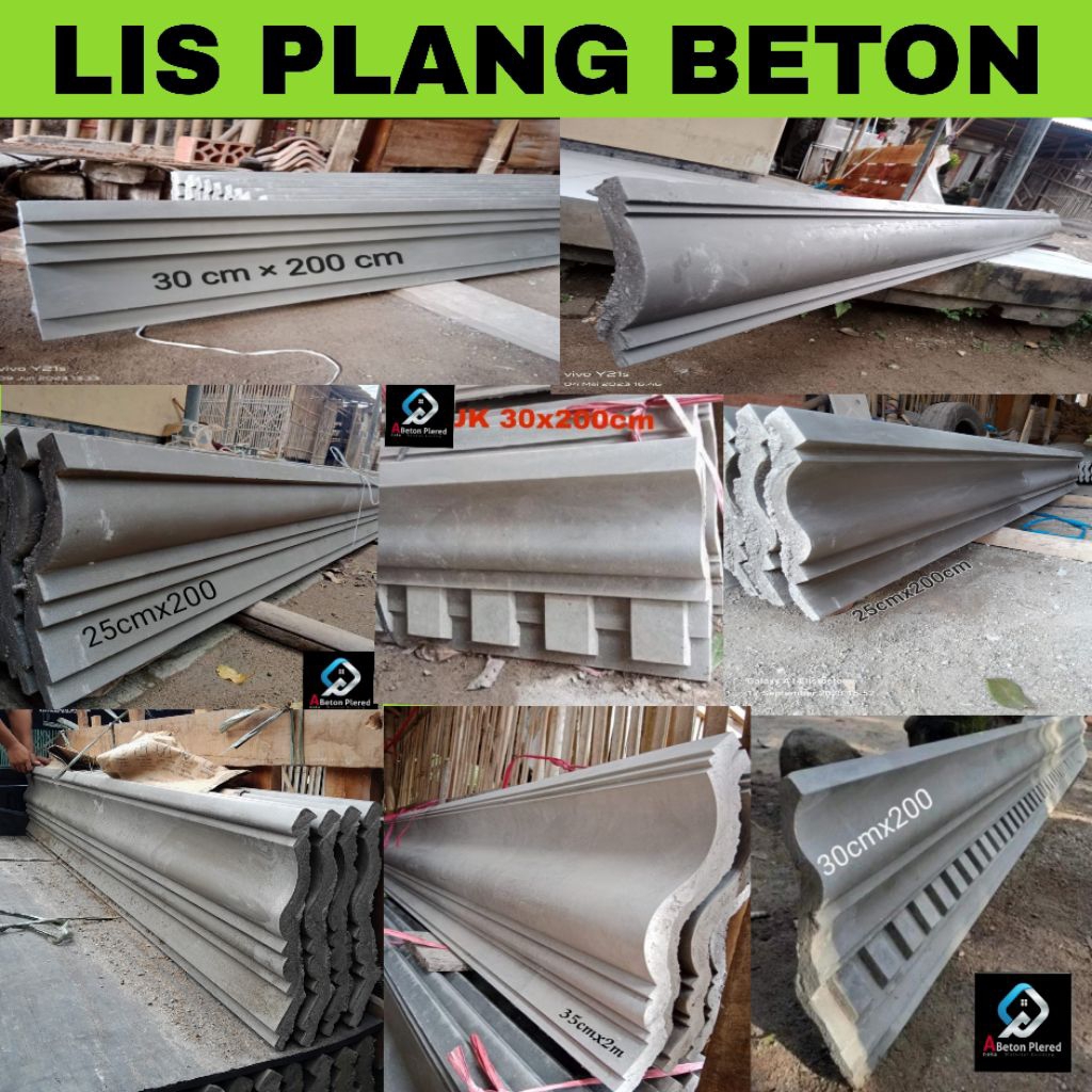 Jual LISPLANG FROFIL BETON,ROSTER BETON MINIMALIS,LIS BETON MINIMALIS ...