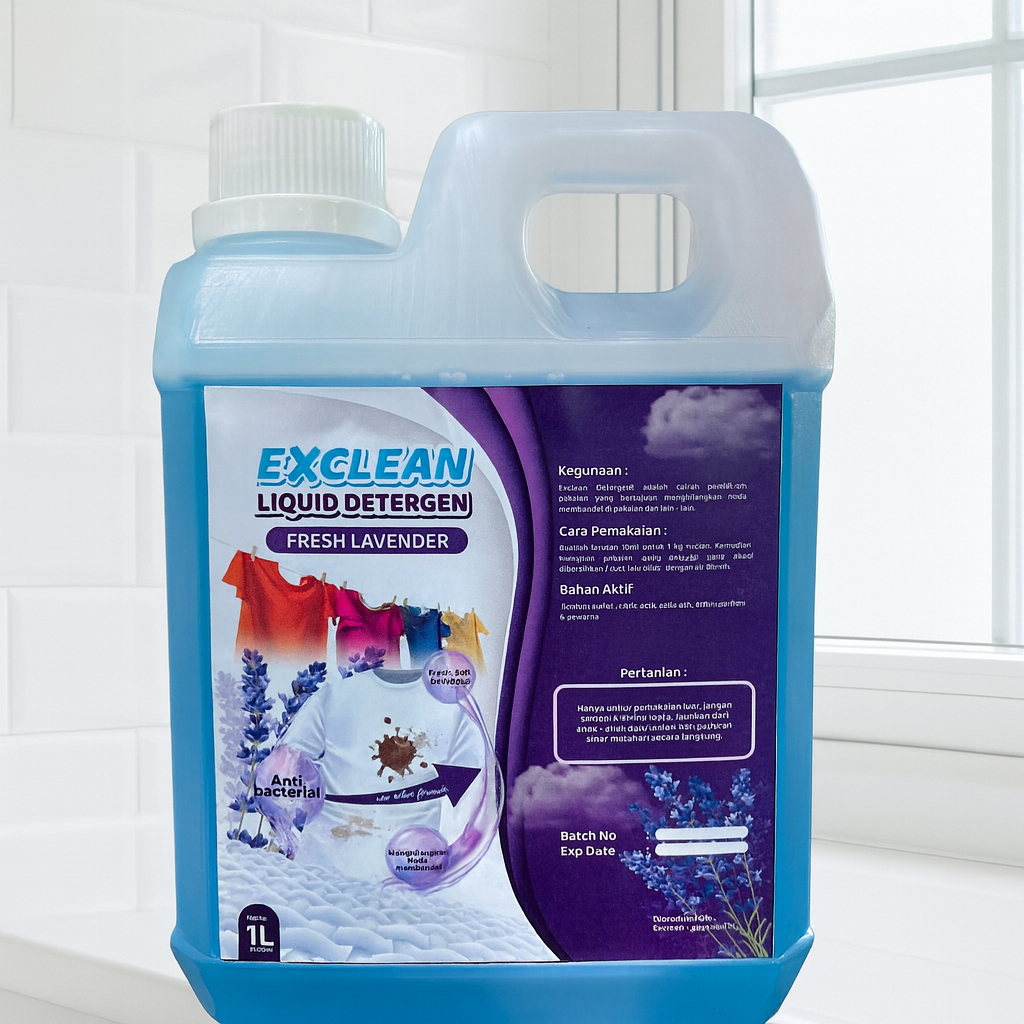Jual Exclean Deterjen Laundry Cair 1 Liter | Shopee Indonesia