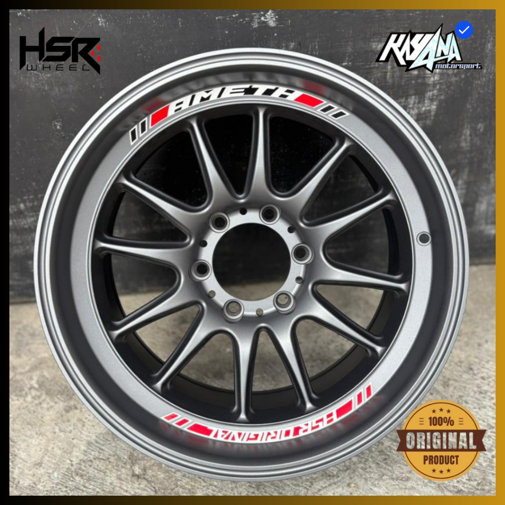 Jual Velg Mobil R18 HSR AMETH R18 Baut 6x139,7 Lebar 95 Et 0 Velg ...