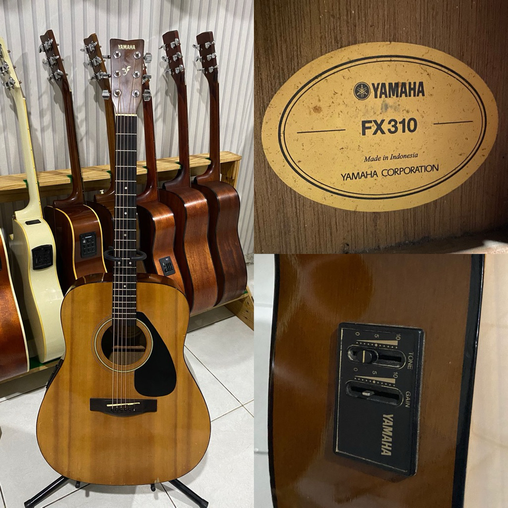 Jual LANGKA! Gitar Akustik Elektrik Yamaha FX310 Second Original ...