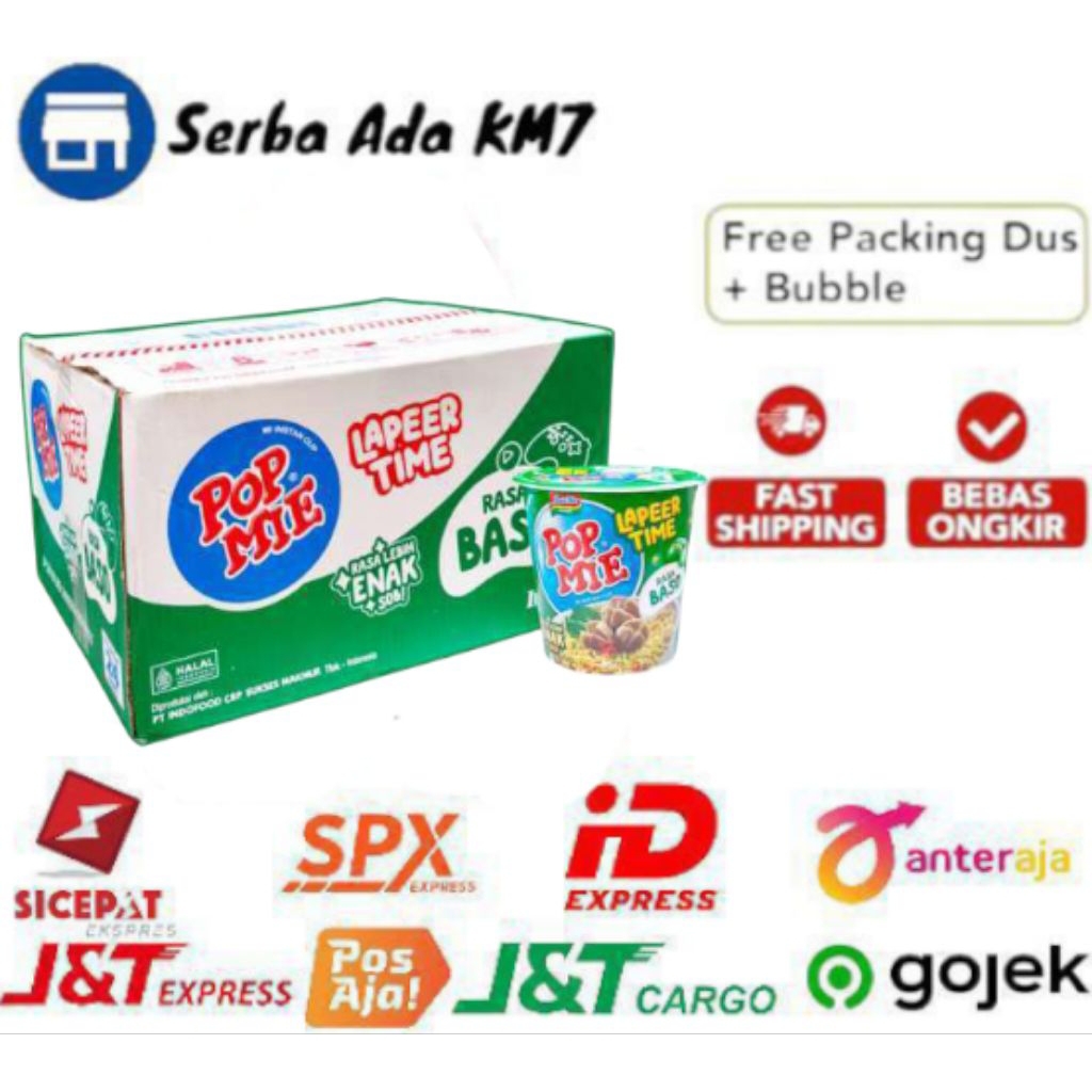 Jual INDOMIE POP MIE RASA BASO 1 DUS ISI (24 PCS ) | Shopee Indonesia