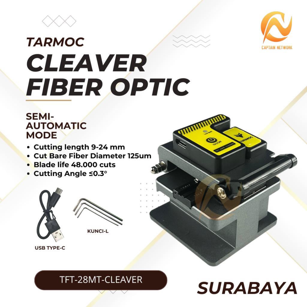 Jual Tarmoc TFT-28MT-CLEAVER | Alat Potong Fiber Optic + Lampu LED ...