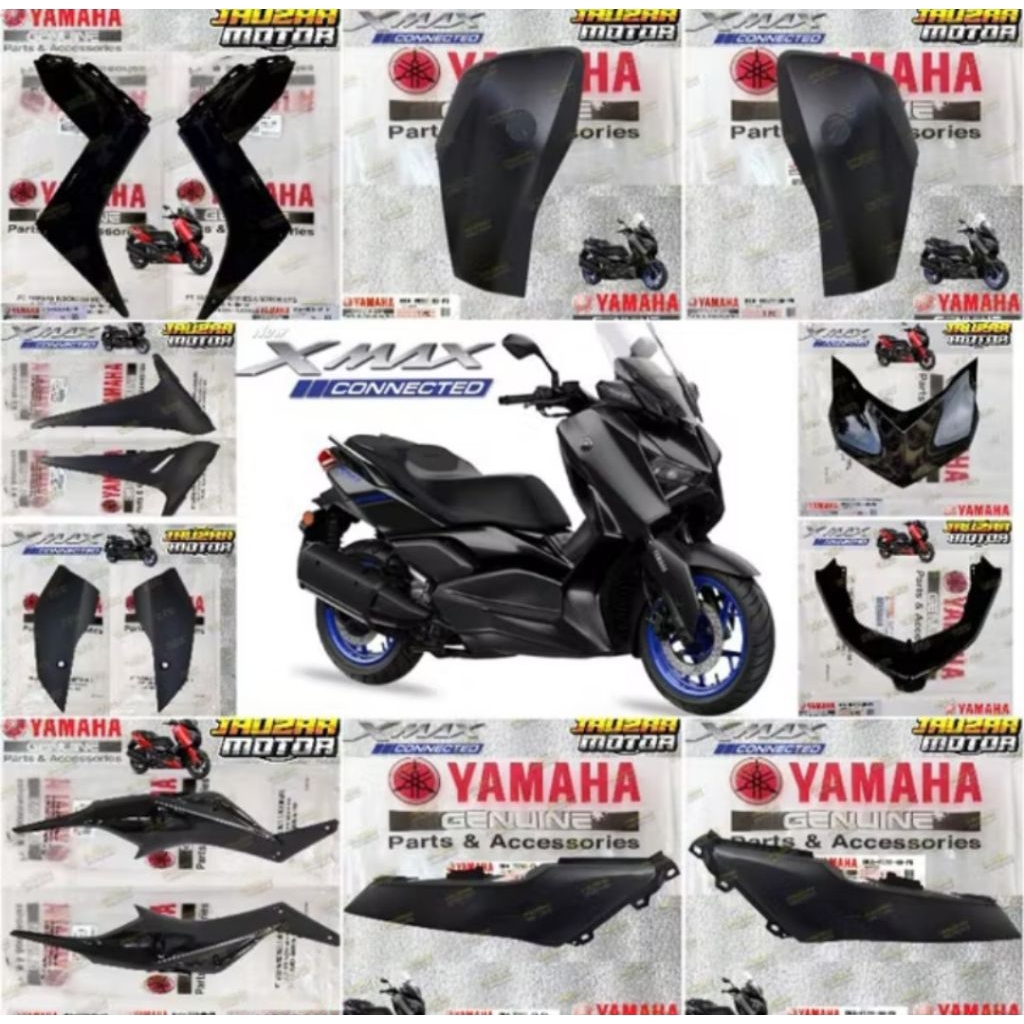 Jual COVER BODY HALUS VARIAN NEW XMAX CONNECTED V2 HITAM DOFF 2023 2024 ...