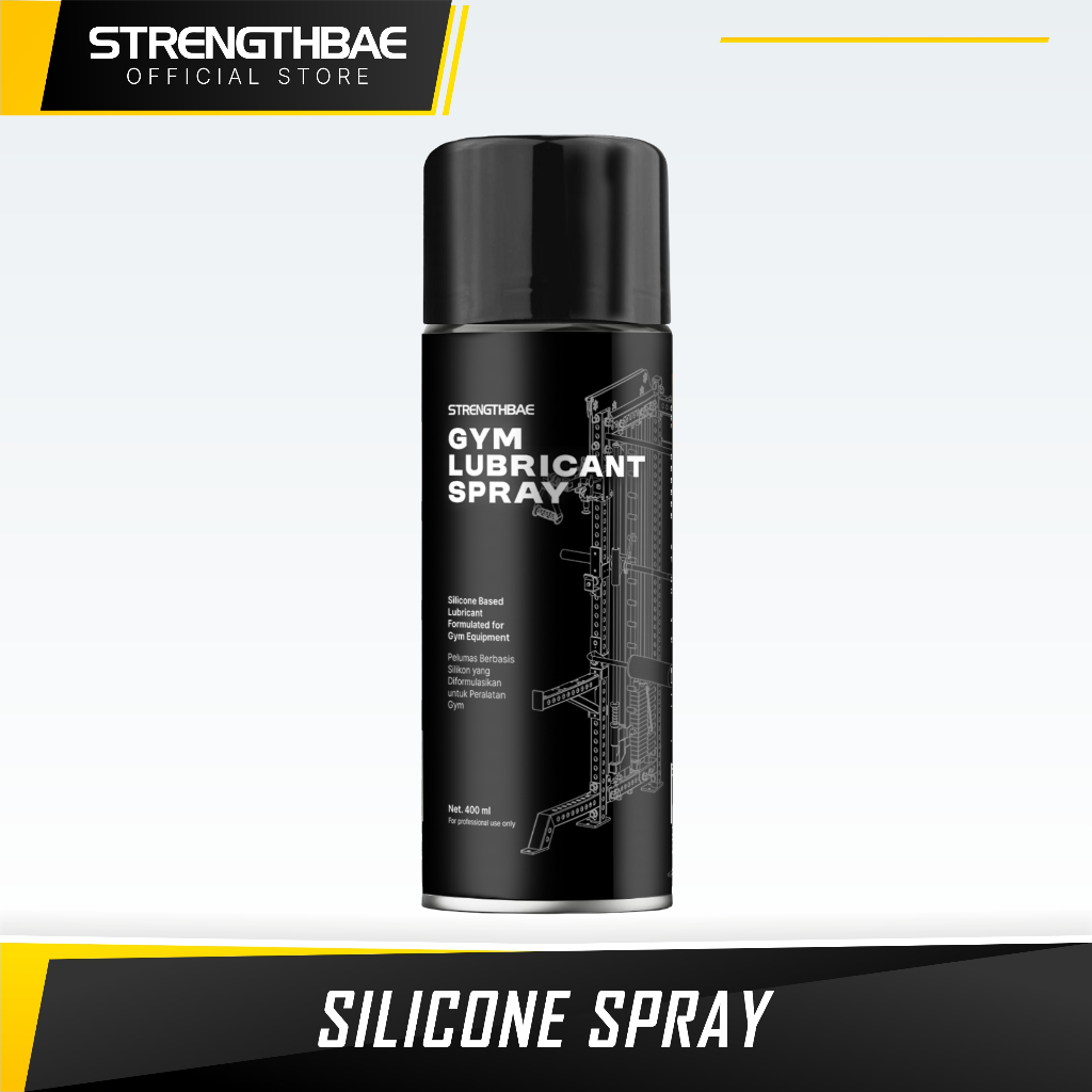 Jual Silicone Spray Gym Lubricant STRENGTHBAE Pelumas Alat Gym Fitness ...