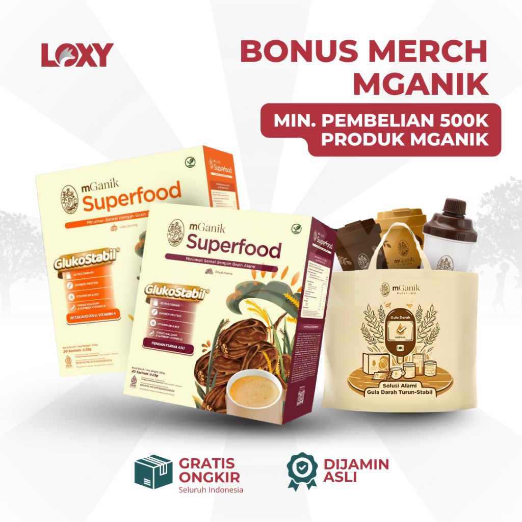 Jual mGanik Superfood - Labu dan Kurma - Asli Original 1 Box 20 Sachet ...