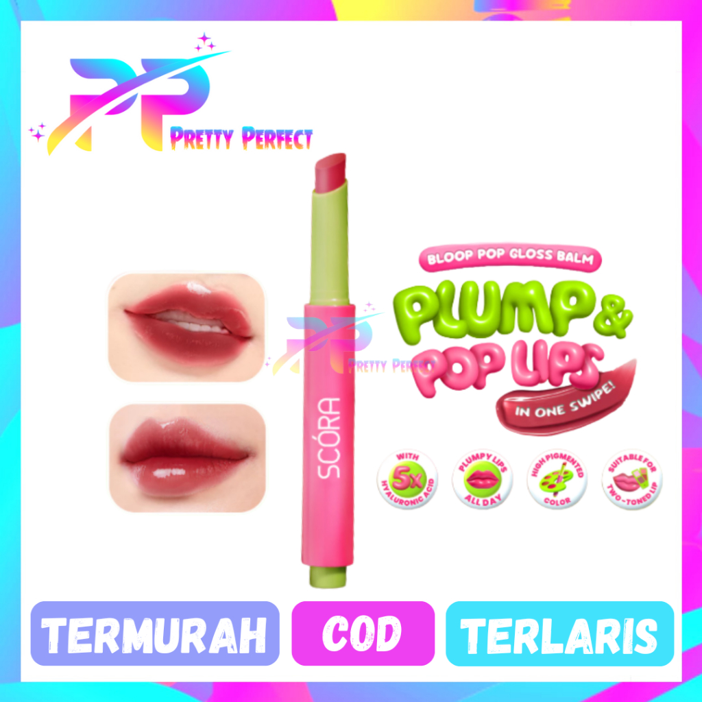 Jual Scora Bloop Pop Gloss Balm | Shopee Indonesia