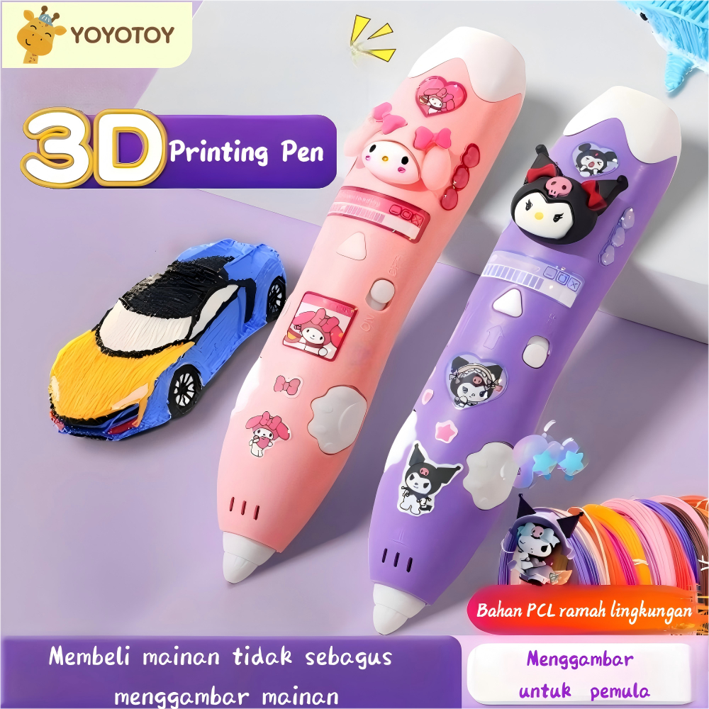 Jual YOYOTOY 3D Printing Pen 3D Printer Arts Pen Wireless 3D Pen ...