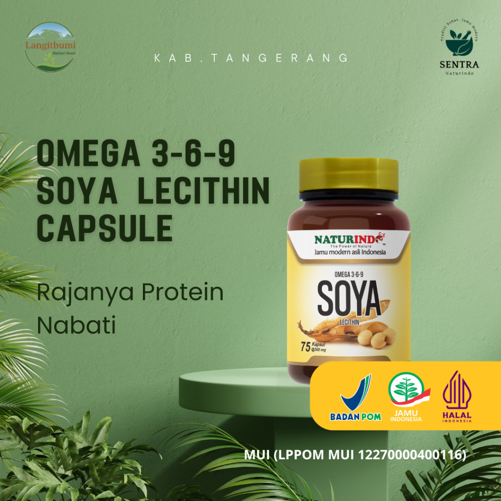 Jual Omega Soya Lecithin Rajanya Protein Nabati Capsule | Shopee Indonesia