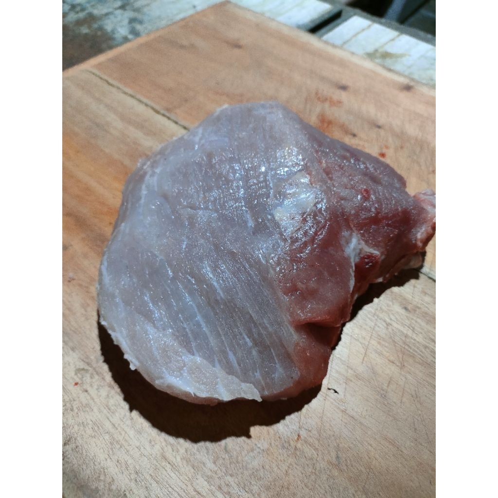 Jual Daging babi murni tanpa lemak - paha jambul - paha belakang - HAM ...