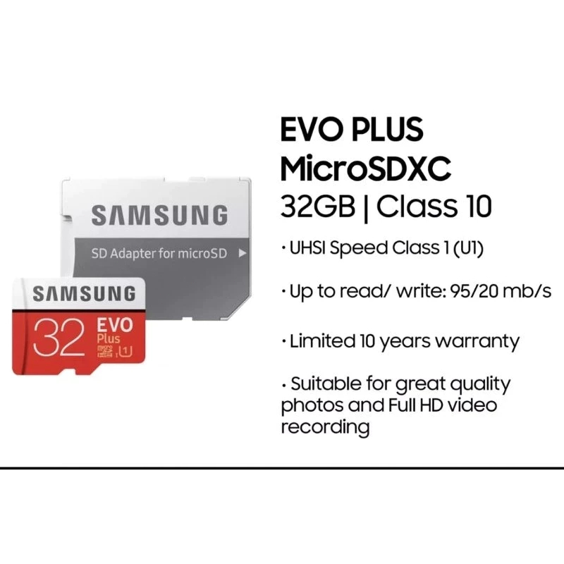 Jual Samsung Micro SD Card 512GB 256G 128GB Class10 U3 SDXC-Class EVO+ ...