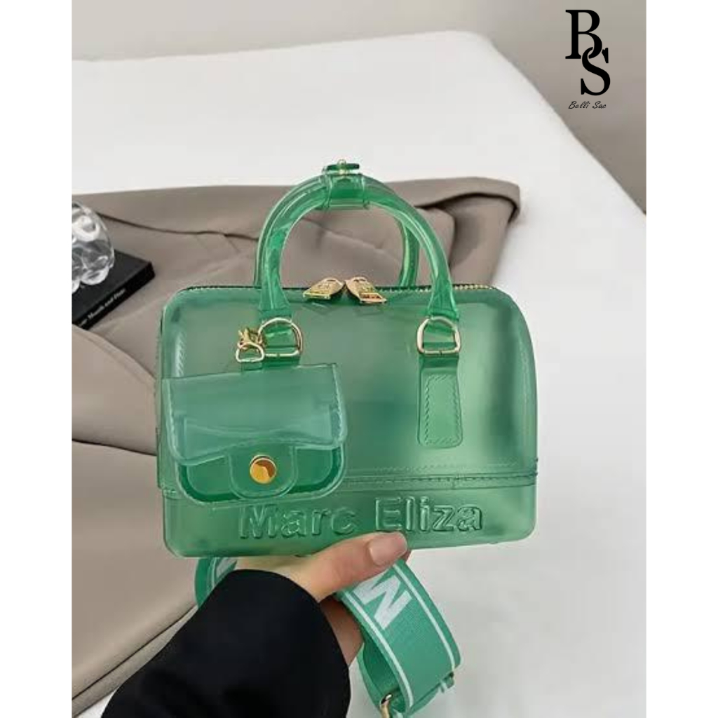 Jual Belli sac - Marc Eliza Jelly Bag Mini Pillow PVC Transparent ...