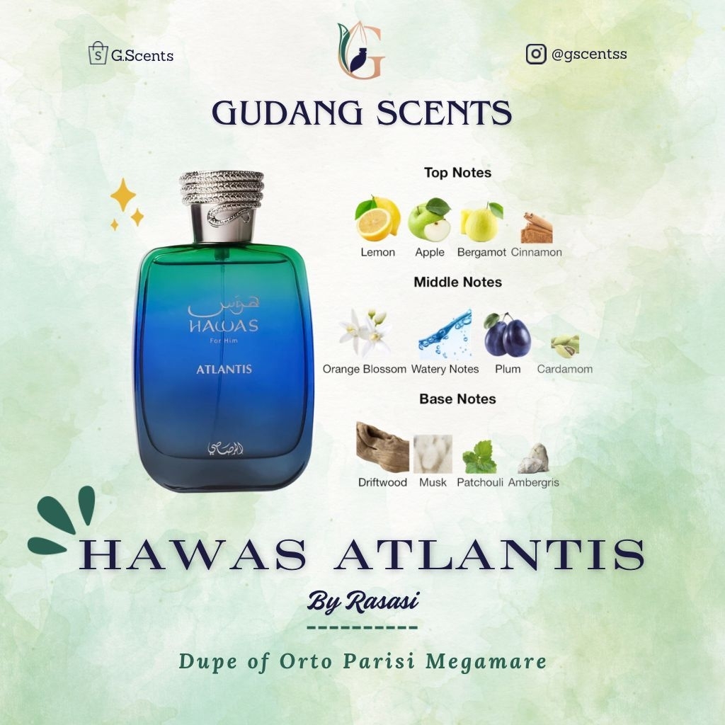 Jual [Early Access] Hawas Atlantis 100 ml Parfum | Shopee Indonesia