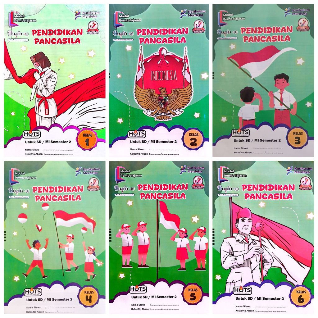 Jual LKS SD MI PENDIDIKAN PANCASILA KELAS 1 2 3 4 5 6 SEMESTER 2 GENAP KURIKULUM MERDEKA TA ...