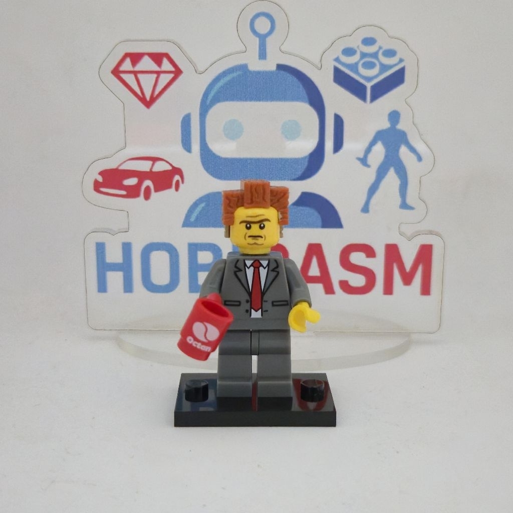 Jual 100% Ori LEGO Minifigure Hardhat Emmet / Office Worker with Octan ...