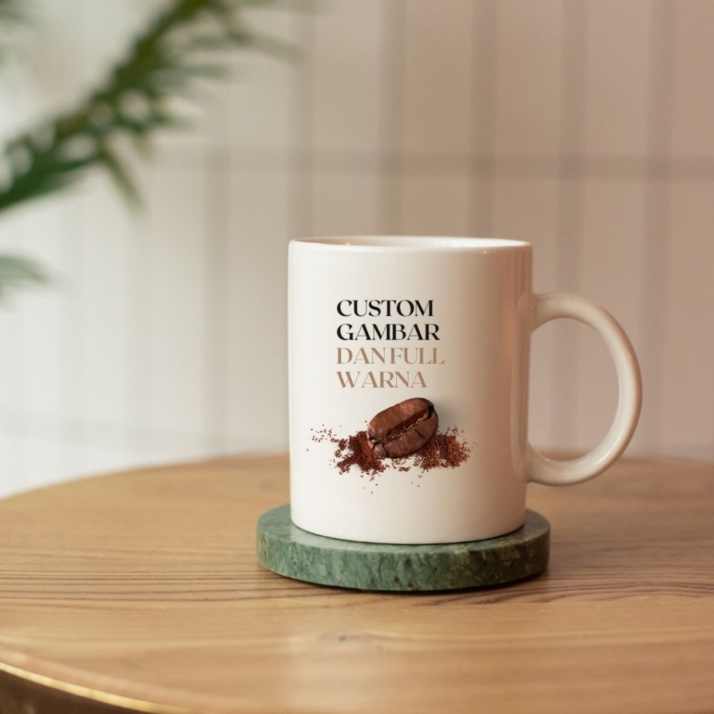 Jual Mug Custom / Gelas Custom / Gelas Mug Custom Bisa Desain sendiri ...